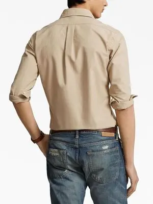 Polo Ralph Lauren Polo Pony Button-up Cotton Shirt - Neutrals