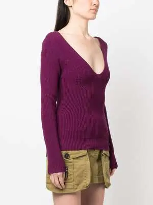 Dsquared2 Logo-patch Ribbed Jumper