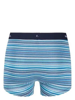 Paul Smith Logo-waistband Striped Boxers