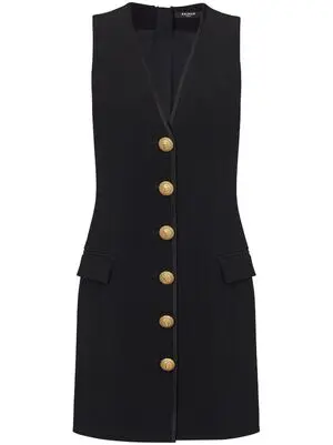 Balmain V-neck Mini Dress