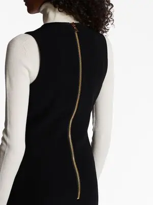 Balmain V-neck Mini Dress