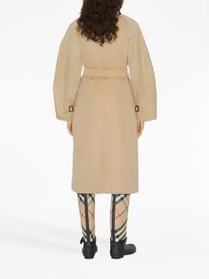 Burberry Vintage Check Cotton Trench Coat