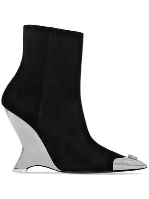 Philipp Plein Pointed-toe Ankle Boots - Black