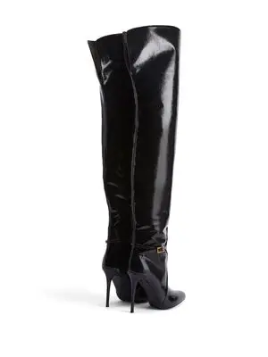 GIUSEPPE ZANOTTI 105mm Frannie Over-the-knee Boots