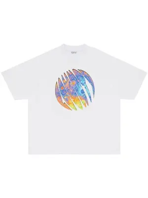 COUNTY OF MILAN Lunar Cotton T-shirt - White