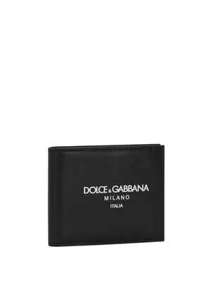 Dolce & Gabbana Logo-print Leather Wallet - Black