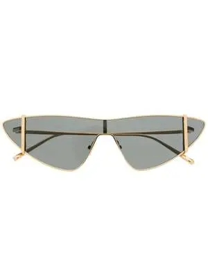 Saint Laurent Metallic Cat-eye Sunglasses - Gold