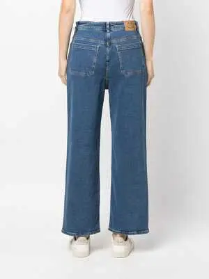 Paul Smith Cropped Wide-leg Jeans