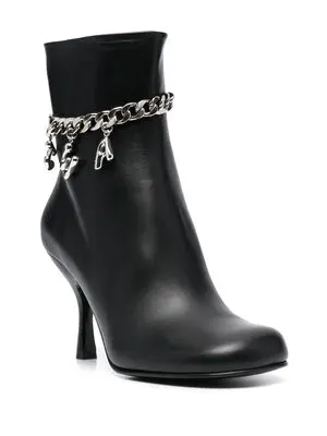 JW Anderson 80mm Logo-embellished Leather Boots