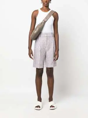Kiton Striped Knee-length Shorts