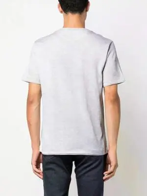 Eleventy Double-layer Trim Cotton T-shirt