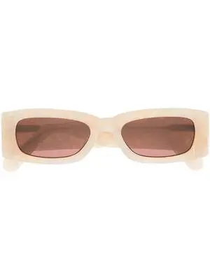 Gcds Silver Tone Eyewear For Women