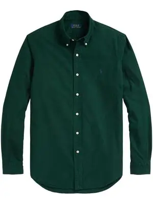 Polo Ralph Lauren Polo Pony Button-up Cotton Shirt - Green