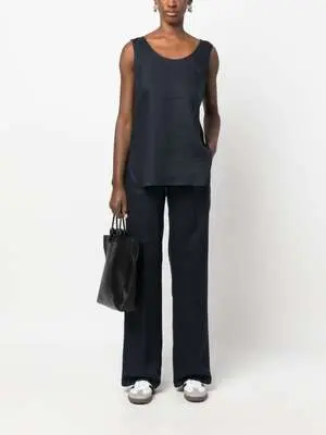 Kiton Round-neck Sleeveless Top