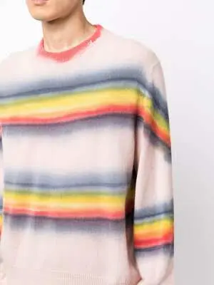 Amiri Rainbow Tie-dye Crew-neck Sweatshirt