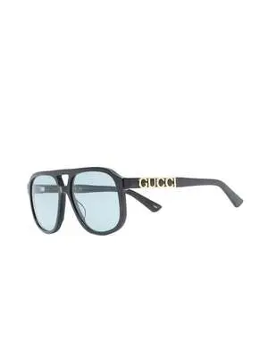 Gucci Pilot Frame Sunglasses