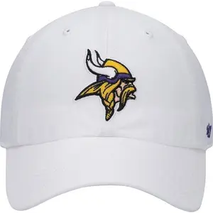 '47 Minnesota Vikings Clean Up Adjustable Cap - White