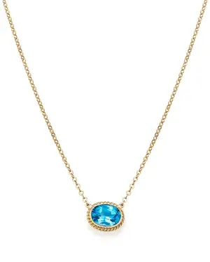 Blue Topaz Necklaces