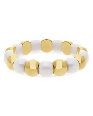 Roberto Demeglio Dama Aura Statement Bracelet - White/gold