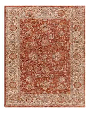LIVABLISS Mirabel Mbe 2307 Area Rug, 5' X 7'5 - Brick Red/dusty Pink