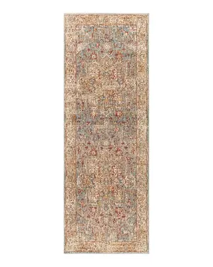 LIVABLISS Mirabel Mbe 2310 Runner Area Rug, 2'7 X 7'3 - Mist/red