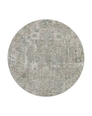 LIVABLISS Brunswick Bwk-2311 Round Area Rug, 6'7 X 6'7 - Sage/beige