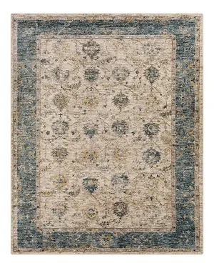 LIVABLISS Mirabel Mbe-2313 Area Rug, 5' X 7'5 - Blue/tan