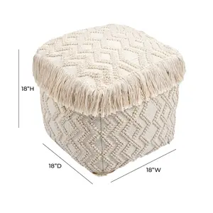 TOV FURNITURE Inca Pouf