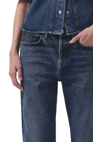 AGOLDE Fran Wide Leg Organic Cotton Jeans