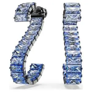 SWAROVSKI Matrix Drop Earrings Blue