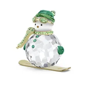 SWAROVSKI Holiday Cheers Dulcis Snowman - Green