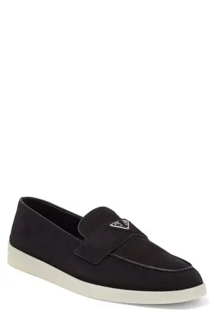 Prada Moc Toe Loafer - Nero