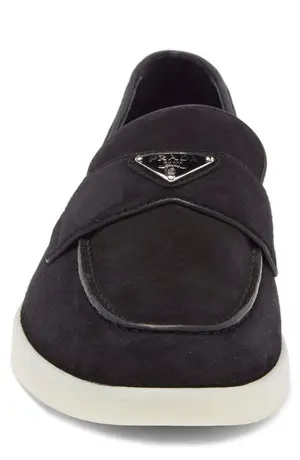 Prada Moc Toe Loafer - Nero