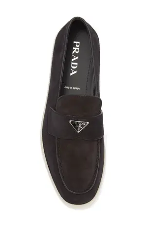Prada Moc Toe Loafer - Nero