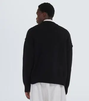 Ami De Cœur Virgin Wool Cardigan - Black