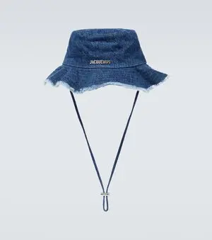 Jacquemus Jacquemus Le Bob Artichaut Denim Hat Blue
