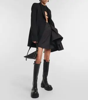 Rick Owens Pull-on Knee-high Boots