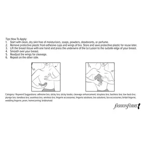 Fashion Forms Le Lusion Plunging Backless Adhesive Bra