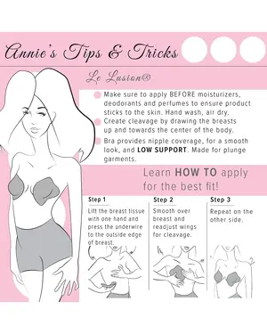 Fashion Forms Le Lusion Plunging Backless Adhesive Bra