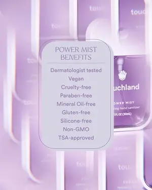 TOUCHLAND Power Mist Hydrating Hand Sanitizer 1 Oz., Aloe You