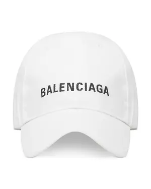 Balenciaga Cap - White Black