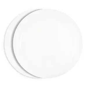 RICHARD BRENDON Coupe Bread And Butter Plate, Set Of 2 - White