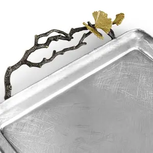 Michael Aram Butterfly Gingko Serving Tray - Silver
