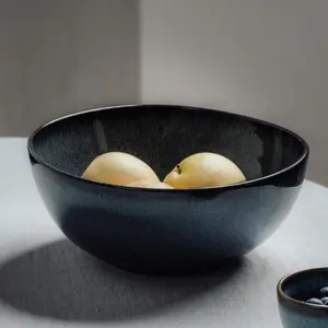 VILLEROY & BOCH Lave Gris Serving Bowl - Gray