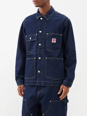 Carhartt Work In Progress Carhartt Wip - Nash Patch-pocket Denim Jacket - Mens - Navy Blue