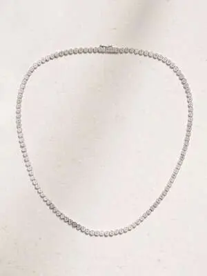 De Beers 18-karat White Diamond Necklace