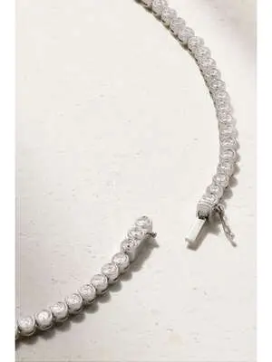 De Beers 18-karat White Diamond Necklace
