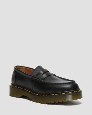Dr. Martens Penton Bex Made In England Loafers In Black - 40% Off