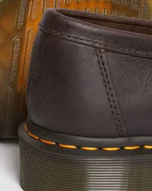 Dr. Martens Adrian Crazy Horse Leather Loafers - Brown