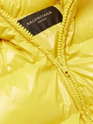 Balenciaga Cropped Padded Shell Jacket